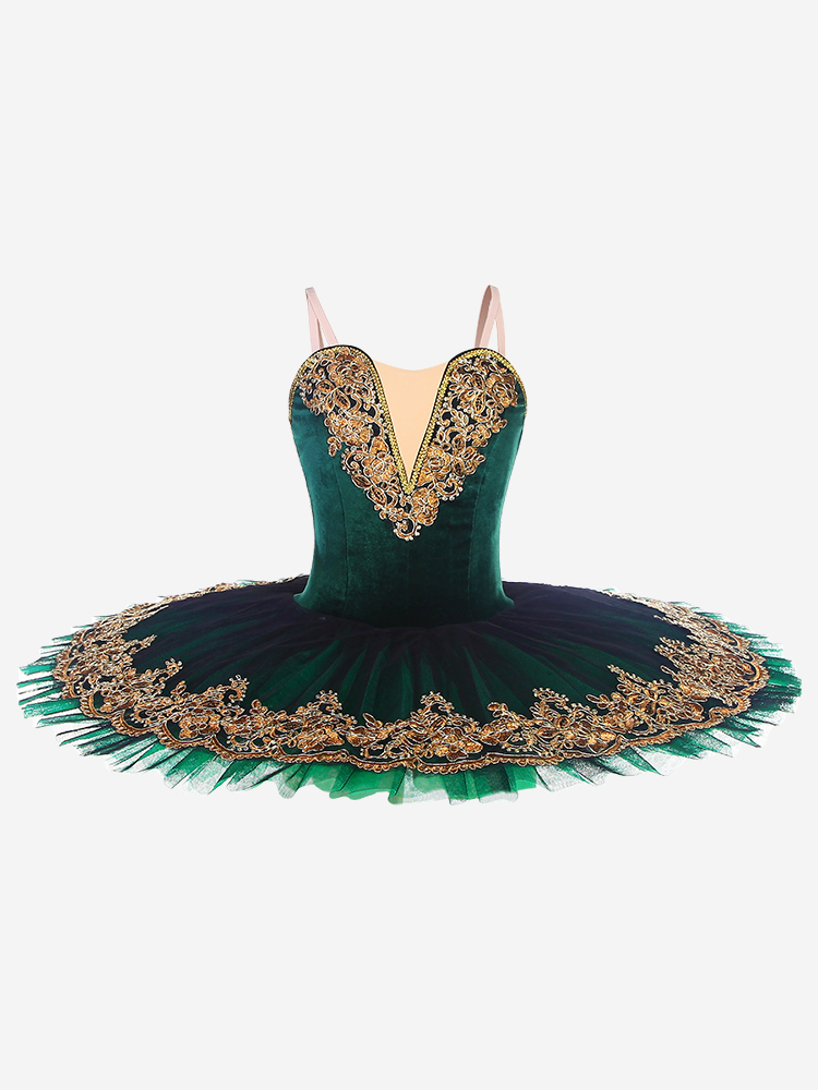 Emerald Green Ballet Tutu Costumes Esmeralda Pancake Tutu For Sale ...